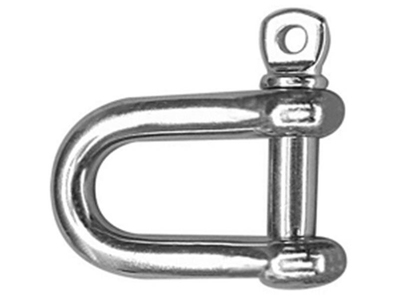 Schäkel, kurz, ähnlich DIN 82101 Form A Edelstahl rostfrei A4 D= 10 M ...